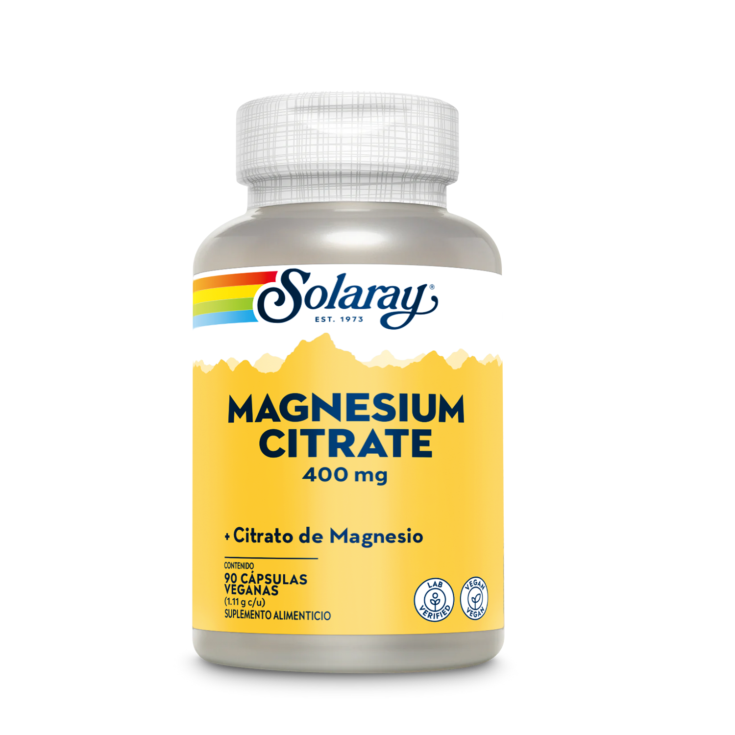 Solaray Magnesium Citrate 400 mg 90 cap – Natural Farma