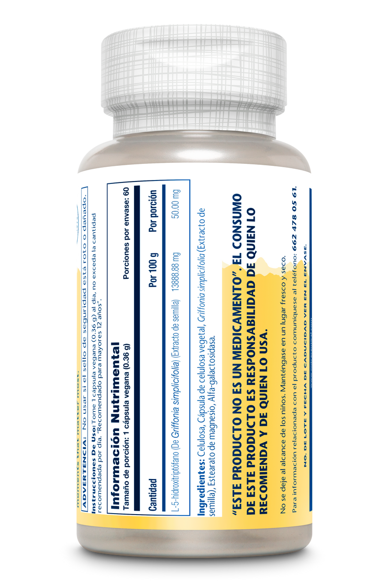 Solaray 5-HTP 50 mg 60 cap – Natural Farma