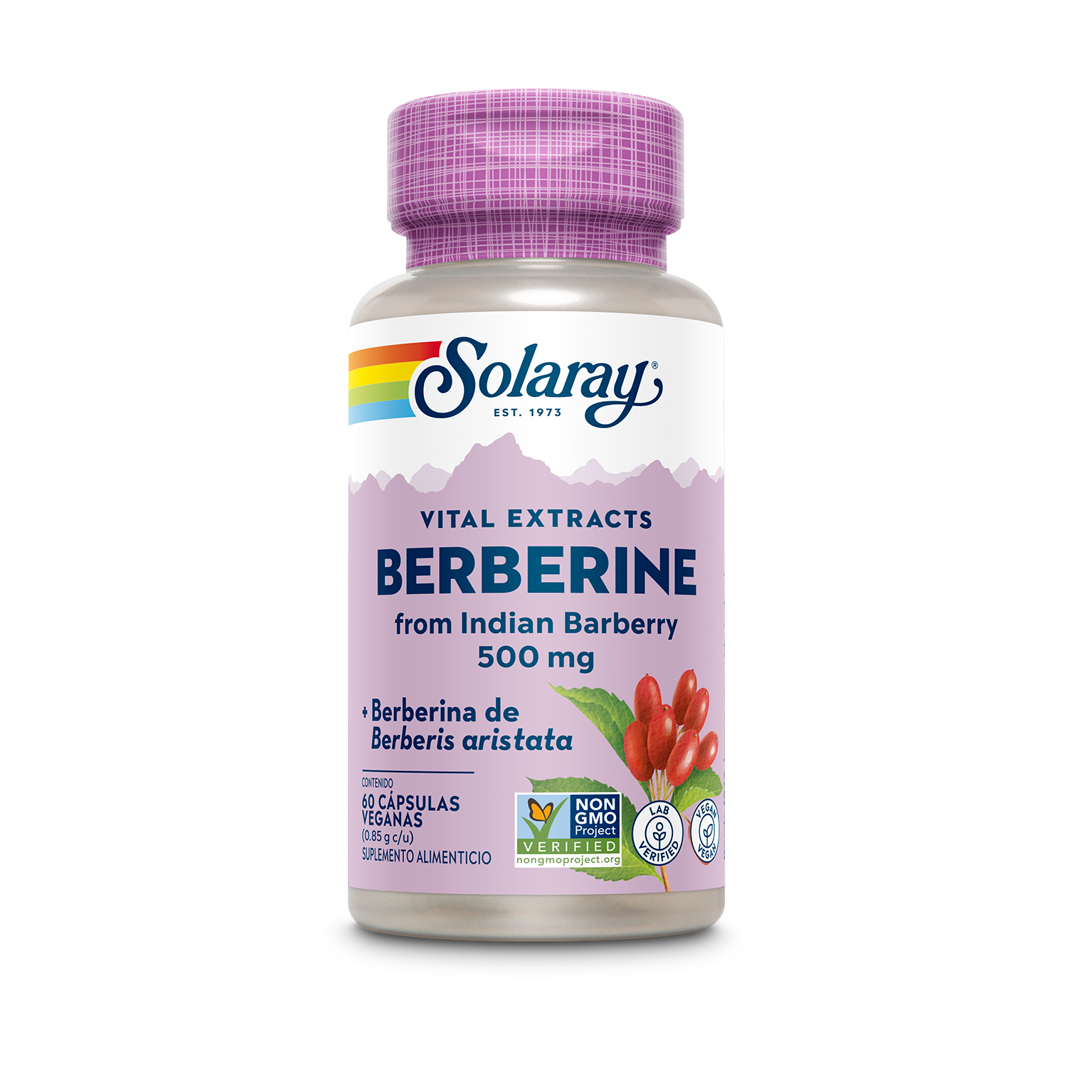 Solaray Berberine 500 mg 60 cap – Natural Farma