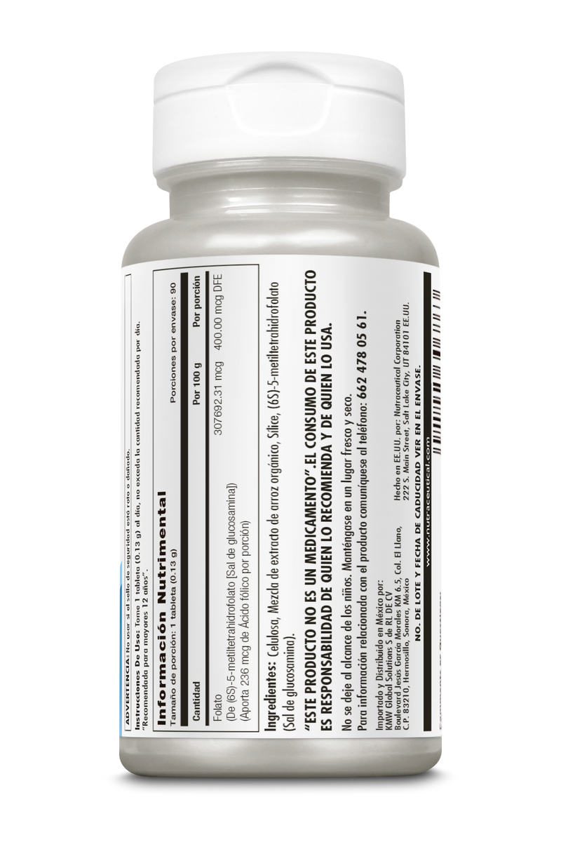 Kal Methyl Folate 400 mcg 90 tab – Natural Farma