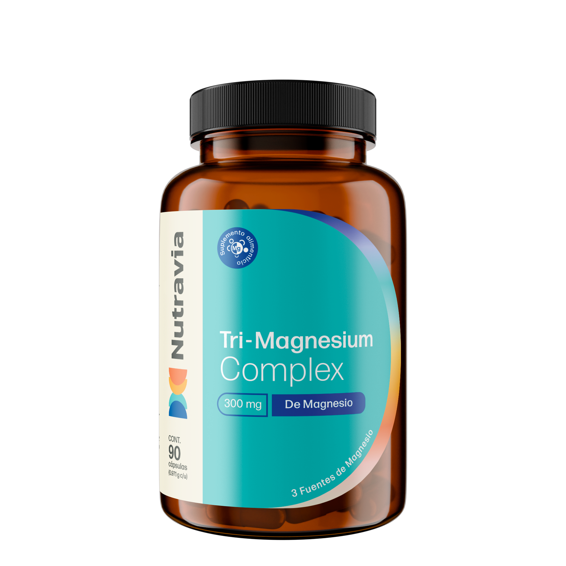 Nutravia Tri-Magnesium Complex 300 mg 90 Cap – Natural Farma