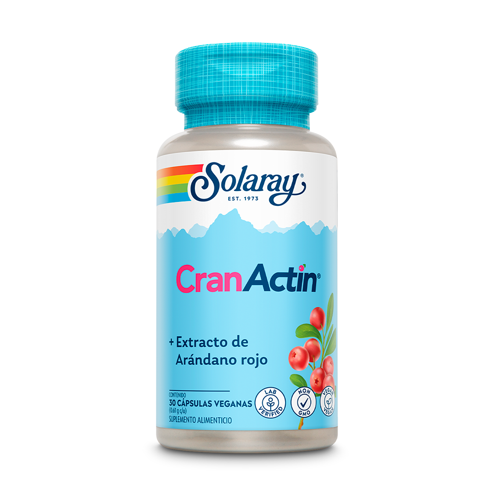 Solaray CranActin 400mg 30 cap (Extracto de Arándano) – Natural Farma
