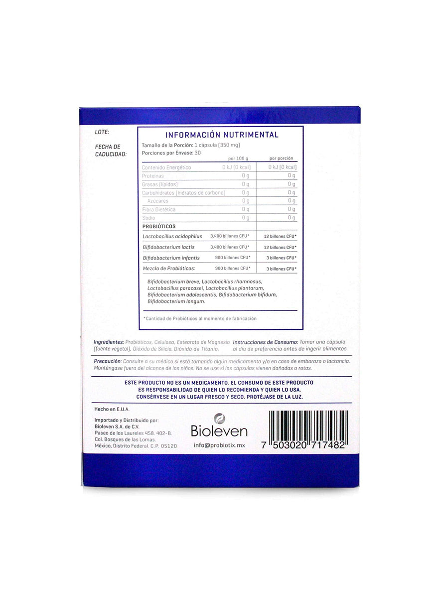 PROBIOTIX 30 Billones de Probióticos - Probiotix – Natural Farma