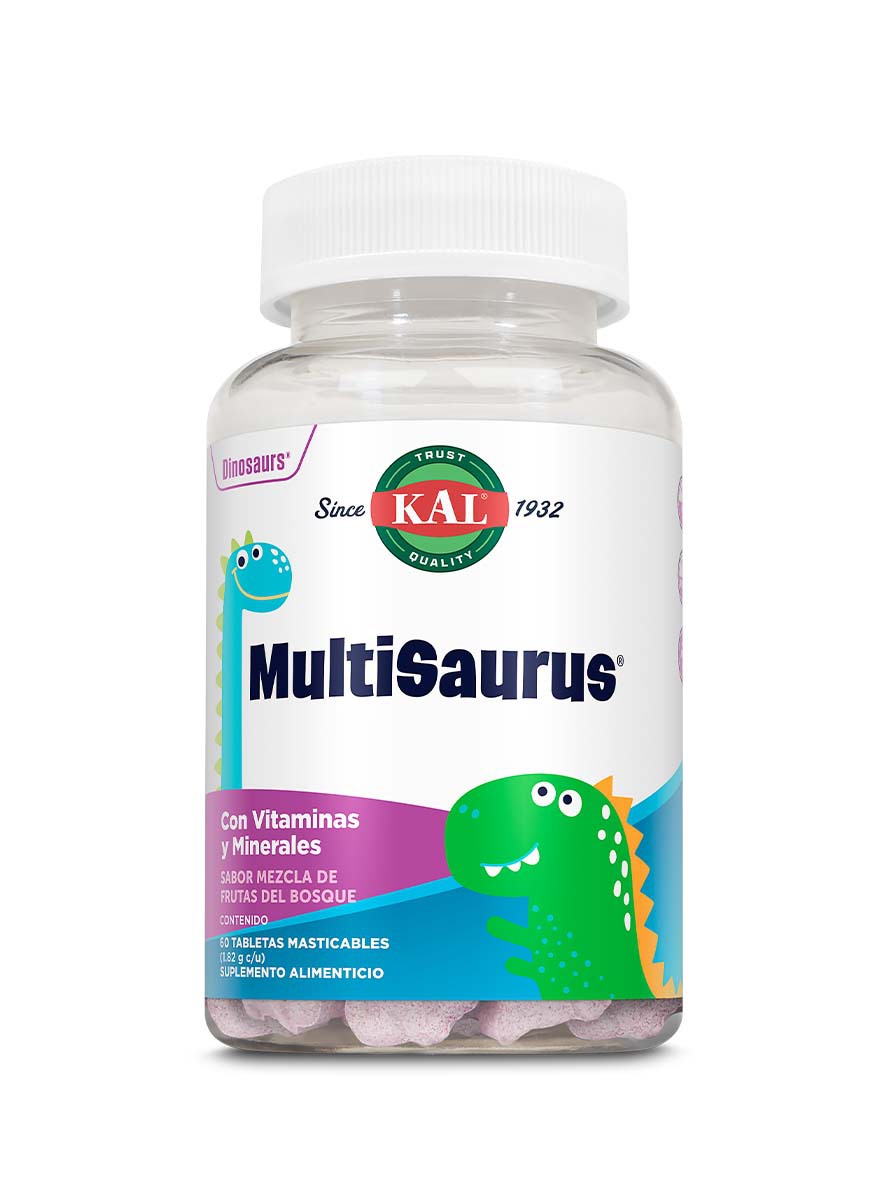 Kal Multisaurus / 90 tab (multivitamínico para niños) – Natural Farma
